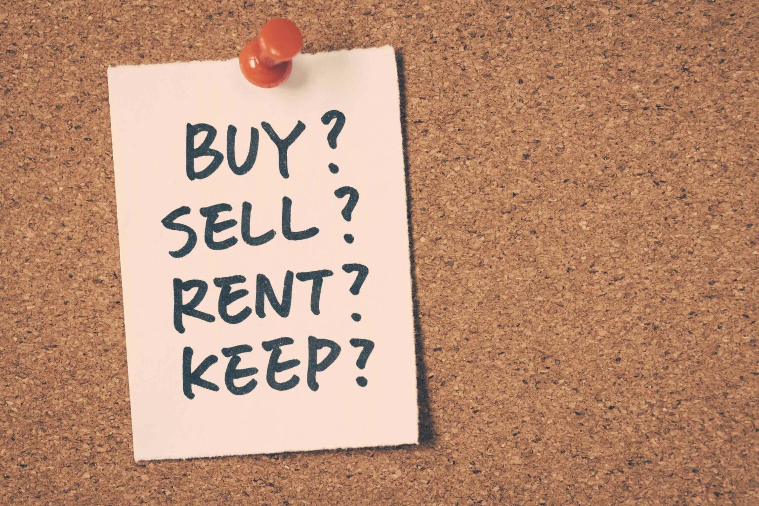 The pros and cons to selling or renting property | Whitegates